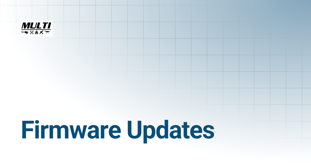 Firmware Updates | MULTI-Module Documentation