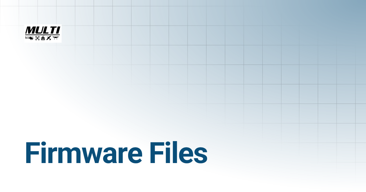Firmware Files | MULTI-Module Documentation