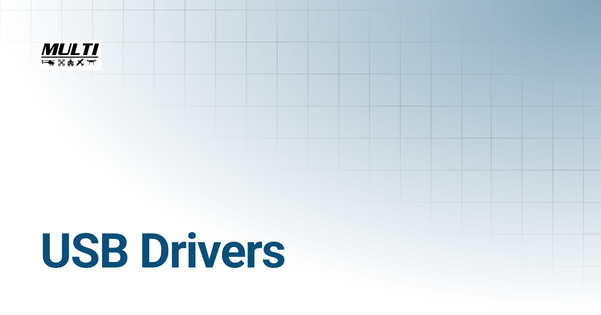 USB Drivers | MULTI-Module Documentation